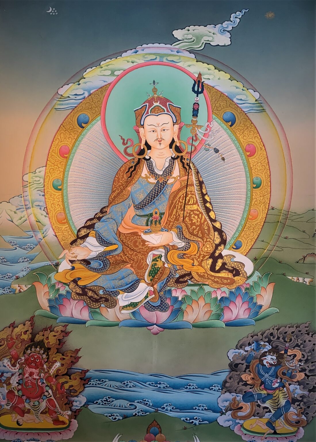 Guru Rinpoche - The Stupa