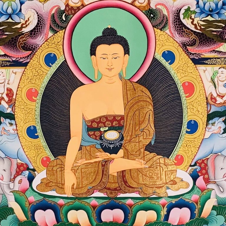 Seventeen Great Masters (Panditas) of Nalanda Monastery - The Stupa